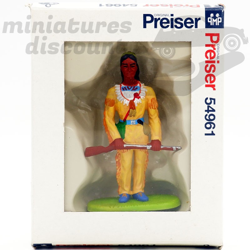 Figurine Winnetou - Preiser - Elastolin - 1/25ème en boite