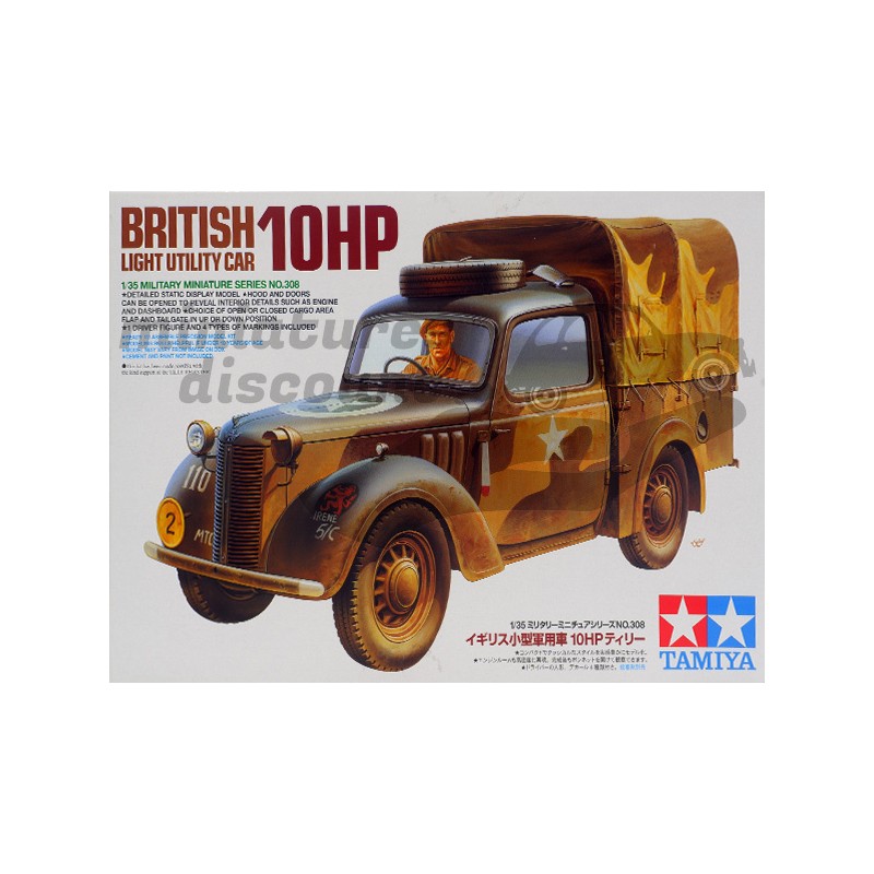 British 10HP Light Utility Car - Maquette Tamiya 35308 - 1/35ème en boite
