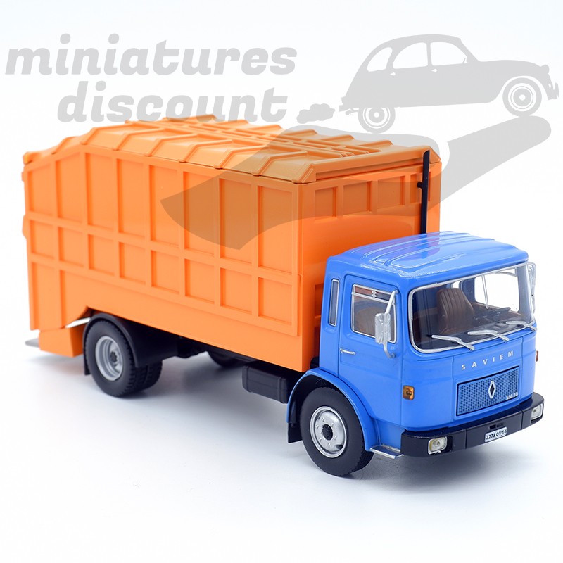 Saviem SM10 - IXO - Benne à ordures - 1/43ème en boite