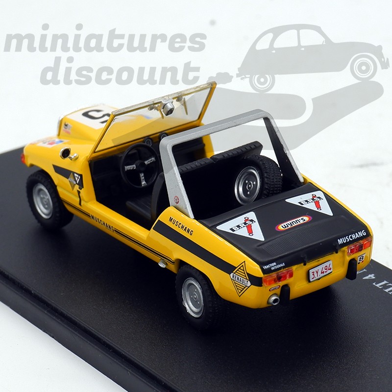 Renault 4L Muschang Bimoteur 4x4 Rallye Infernal - 1/43ème en blister