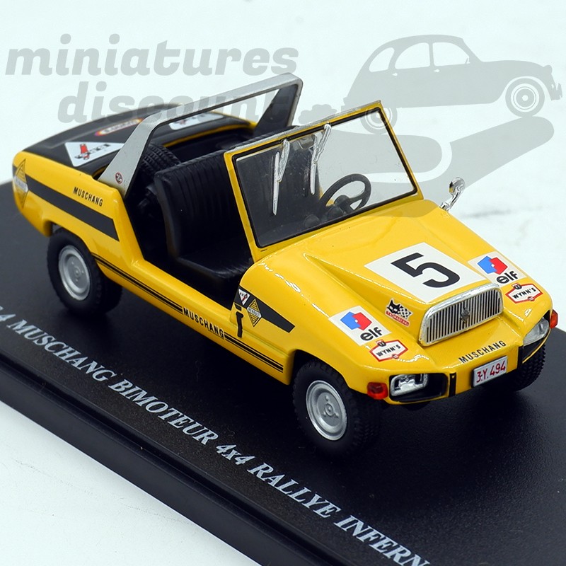 Renault 4L Muschang Bimoteur 4x4 Rallye Infernal - 1/43ème en blister