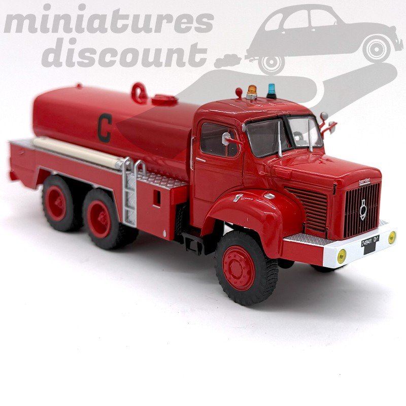 Camion CCGC Pompier BERLIET GBC 34 6x6 - 1/43ème sous blister